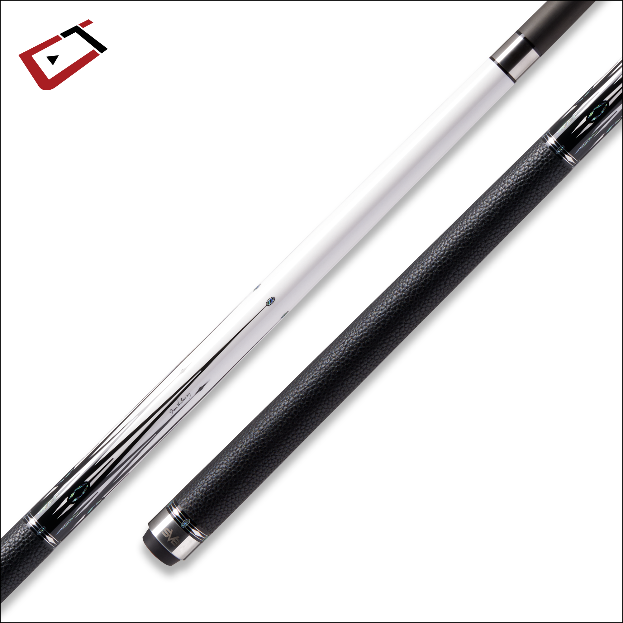 Cuetec SVB Gen II White LTW – 12.5mm | Cynergy Shaft Cue – The Snooker Shop